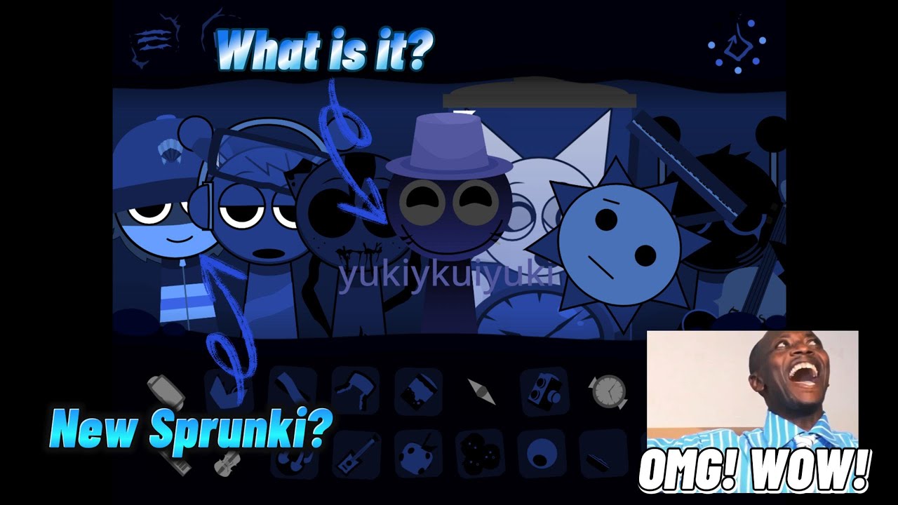 OMG! New Mod Sprunki Blue! Completely Changed Mod With Rework Sounds ...