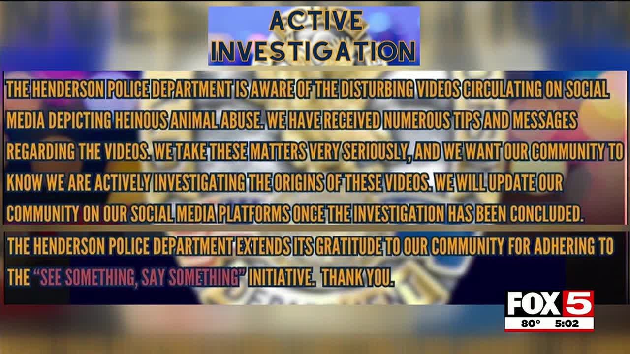 Henderson police investigating after social media videos depict ...