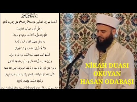 Nikah Duası okuyan Hasan Odabaşı