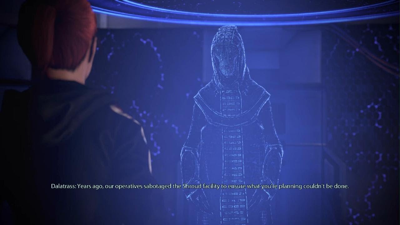 Dalatrass's Secret Deal- Mass Effect 3 LE - YouTube