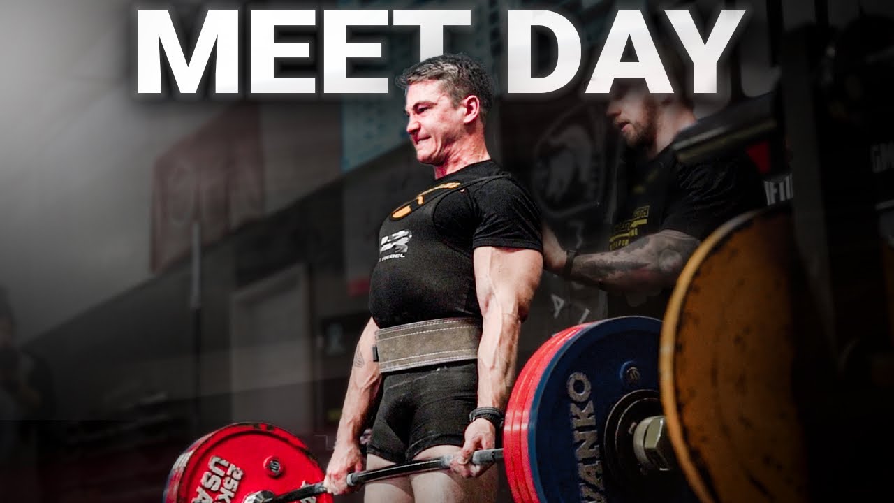 Meet Day | Hybrid Athlete Takes On Powerlifting Competition - YouTube