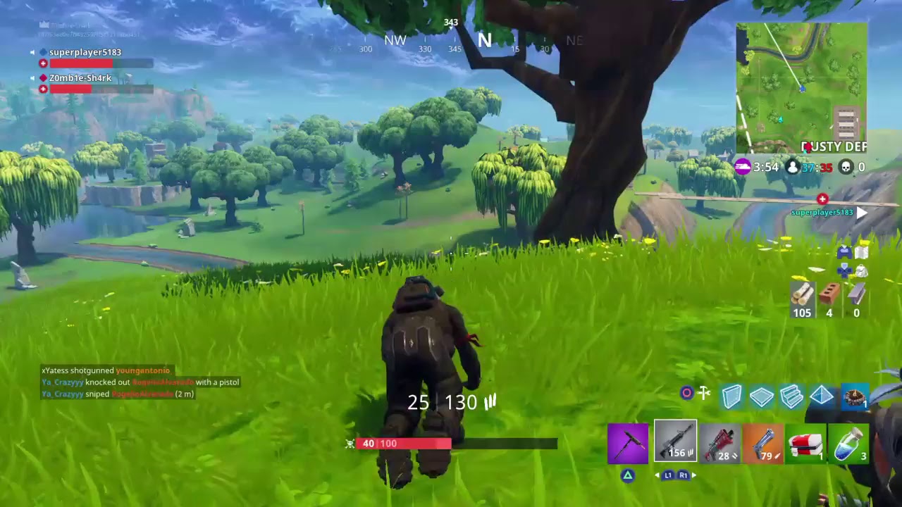 Random fortnite matches - YouTube