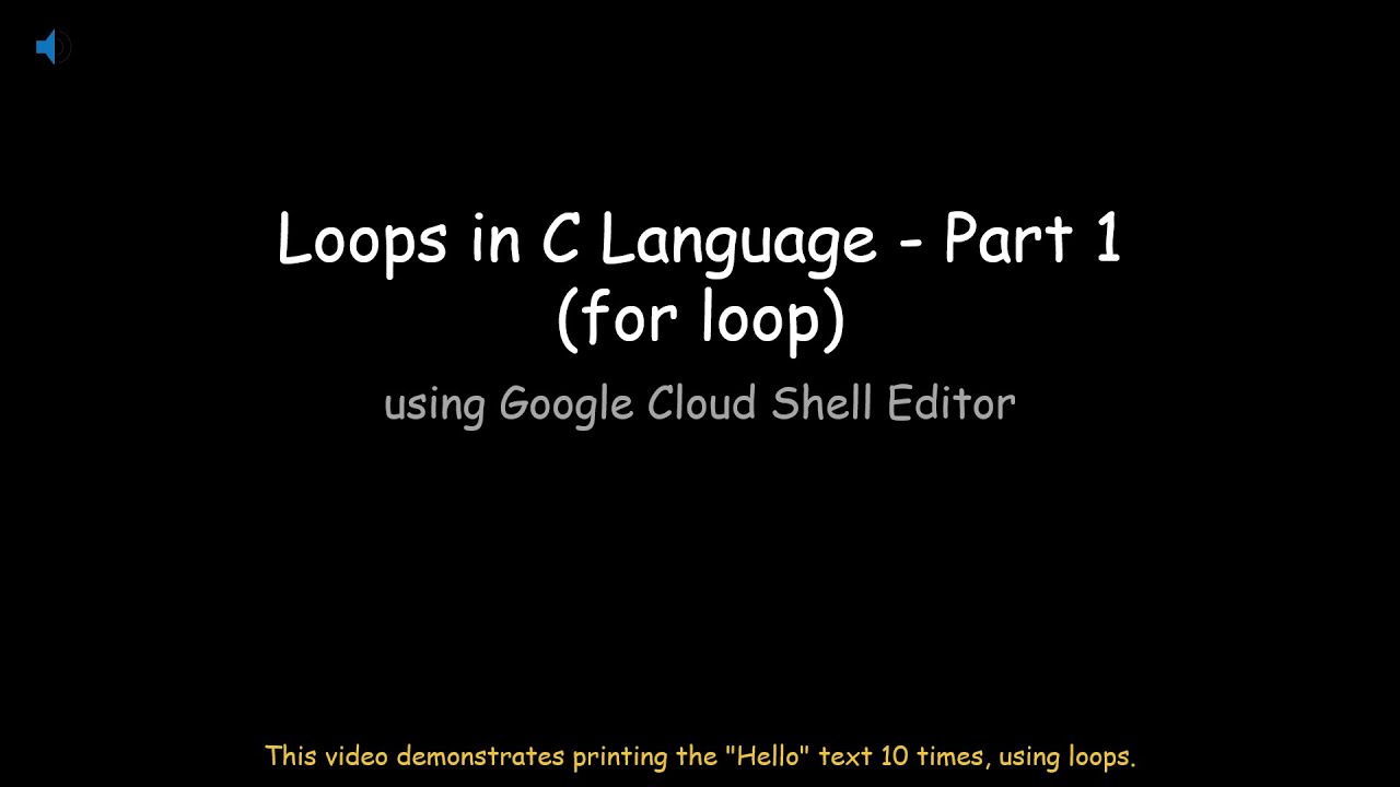 Looping Constructs in C language for loop - YouTube