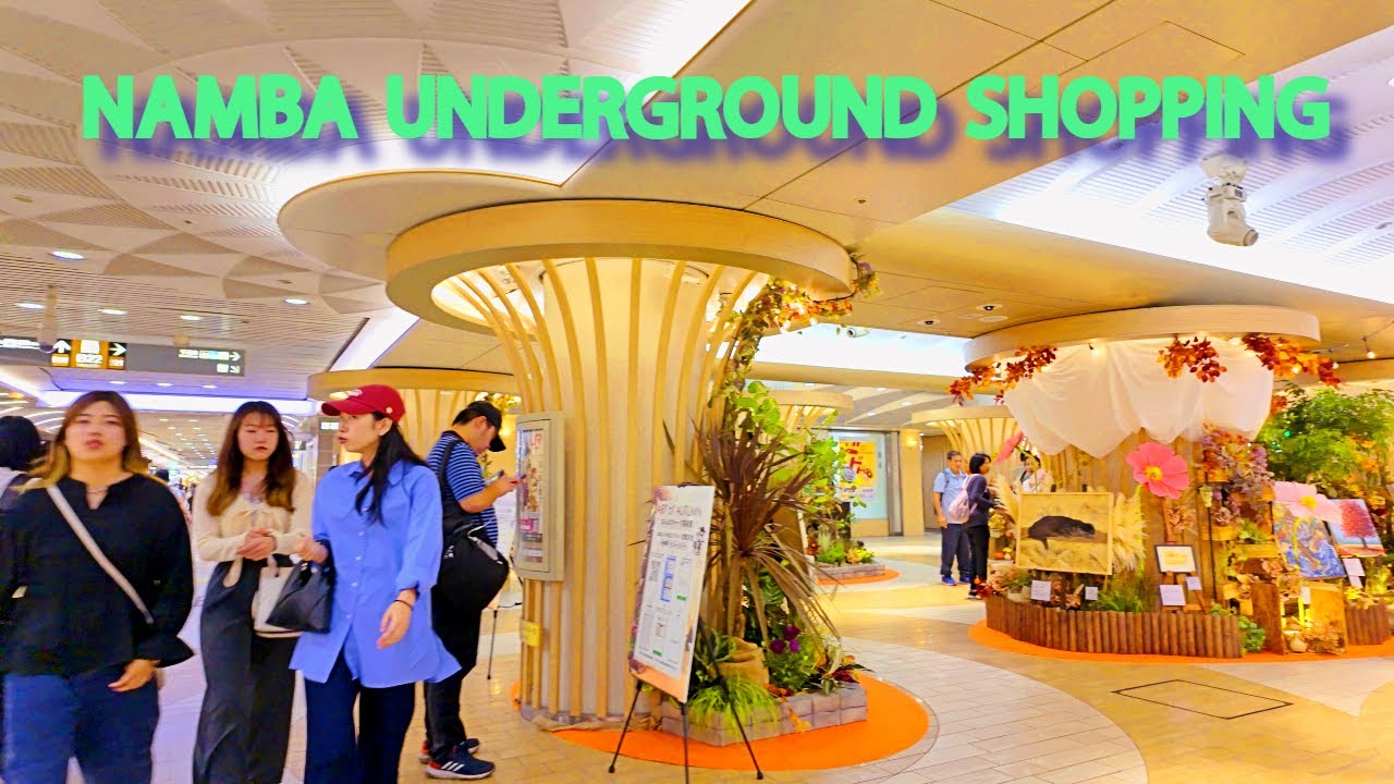 【4K】𝐖𝐀𝐋𝐊 🇯🇵 Namba Underground Shopping in Osaka, Japan - YouTube