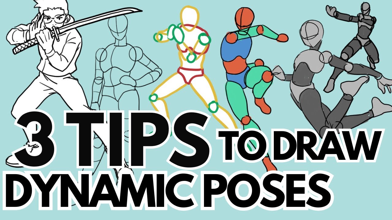 3 Tips You Can Try If You Want To Draw Dynamic Poses - YouTube