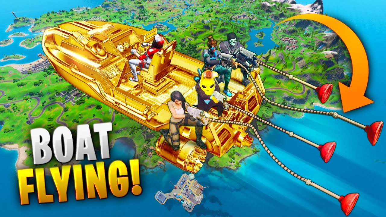 *WORLD RECORD* FLYING BOAT.. | Fortnite Funny and Best Moments Ep.670 ...