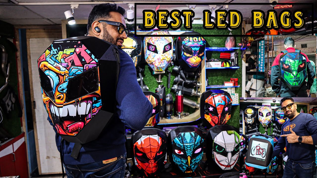 Best LED Bag Avengers Theme | Joker Led Bag | Ironman Bag 🔥 #ledbag # ...
