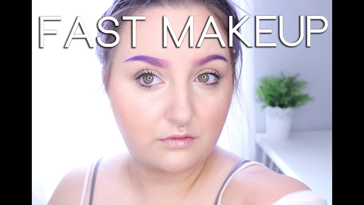 IN A HURRY | 5 Minute FAST, Simple & Stunning Makeup | RawBeautyKristi ...