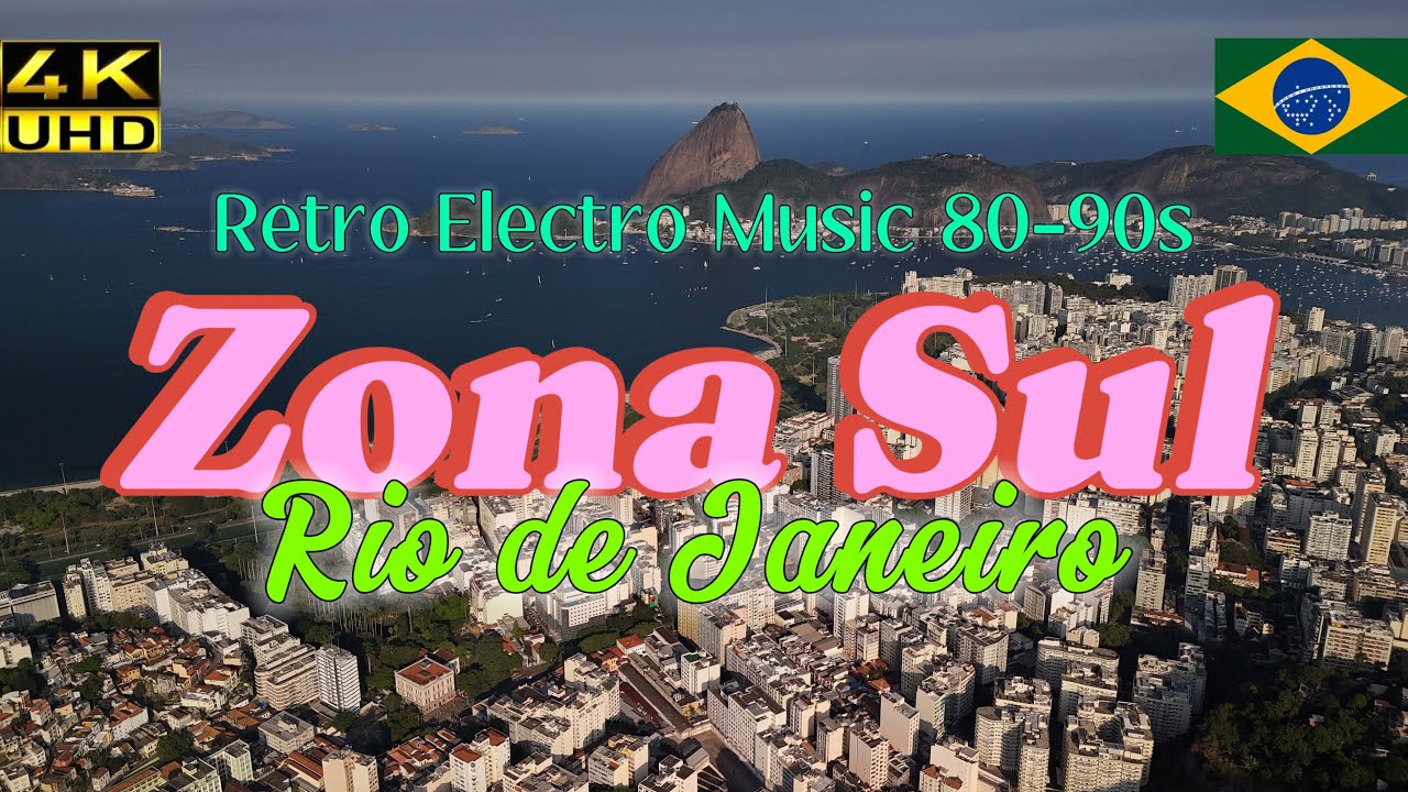 Retro music 80-90s | Rio de Janeiro South Side (Zona Sul) Aerial Tour ...
