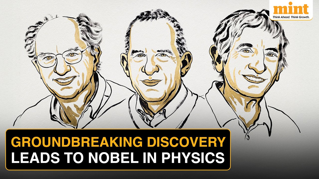 Meet The 'Quantum Tunnelling' Trio That Won The Nobel Prize In Physics | Watch - YouTube