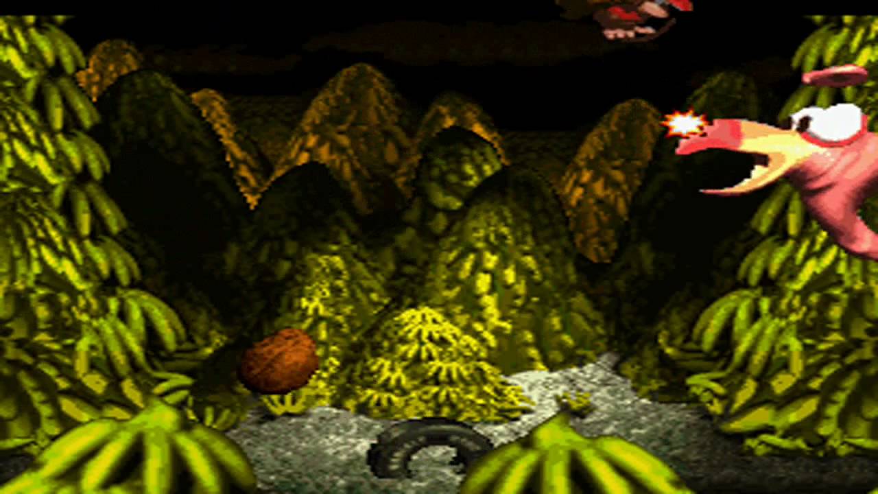 Donkey Kong Country Boss 2 : Master Necky (no damage) HD - YouTube