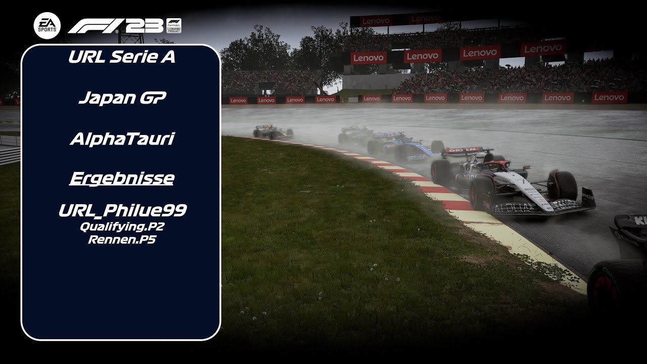 F1 23 / URL Serie A / Alpha Tauri / Japan GP - YouTube