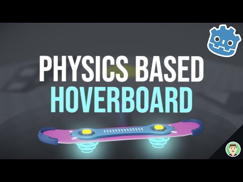 Physics based hoverboard in Godot - YouTube