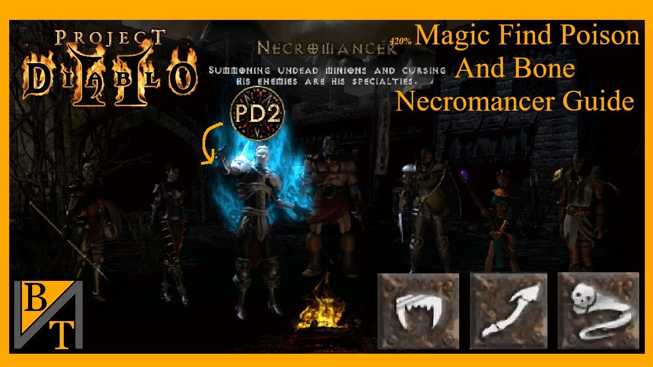Magic Find Bone Necromancer (Project Diablo 2) - YouTube