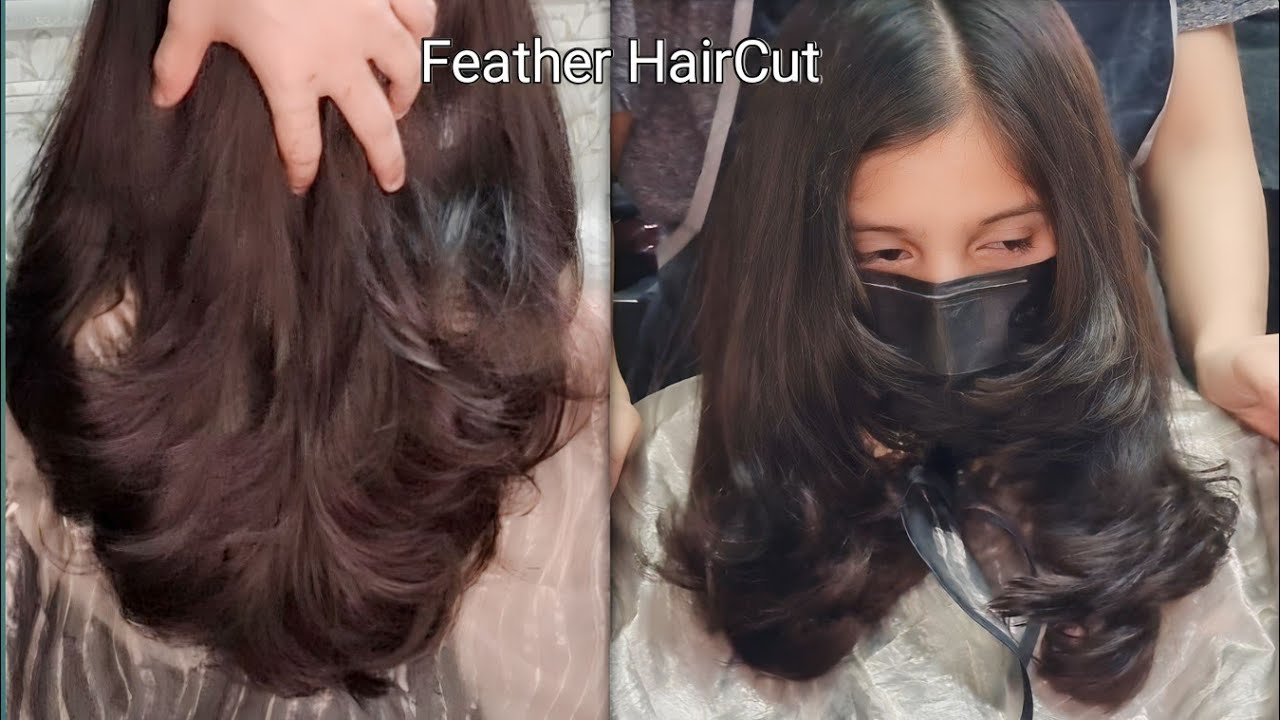 How to Feather Hair Cut /front layer, forward graduation hair cut/ easy ...