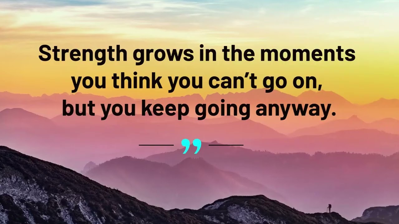 Quates to help your stay positive - YouTube