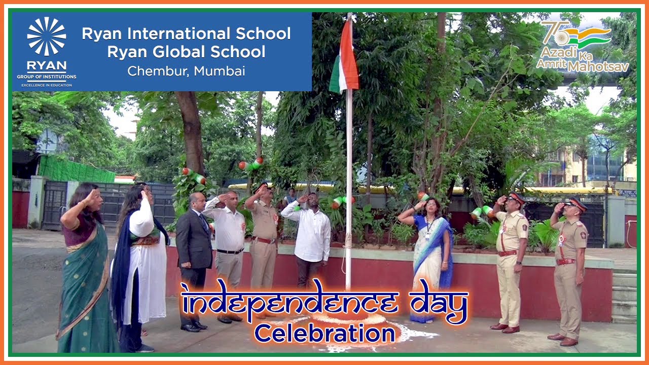 Ryan International School Chembur Independence Day Celebration - YouTube