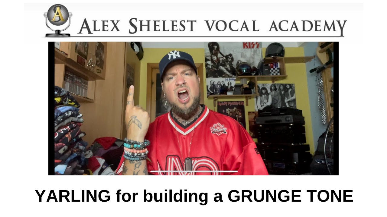 Alex Shelest Vocal Lessons - YARLING for building a GRUNGE TONE - YouTube
