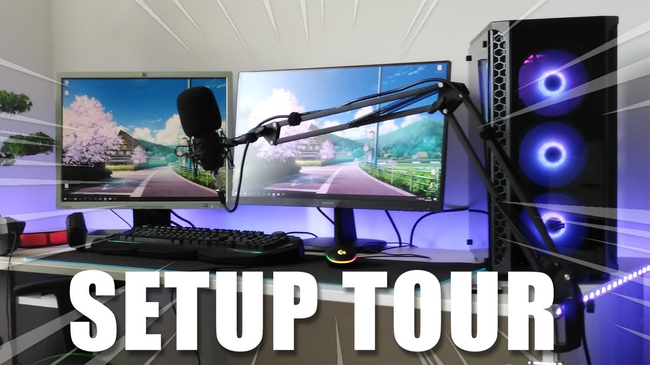 MŮJ 2021 SETUP TOUR (cringe) - YouTube