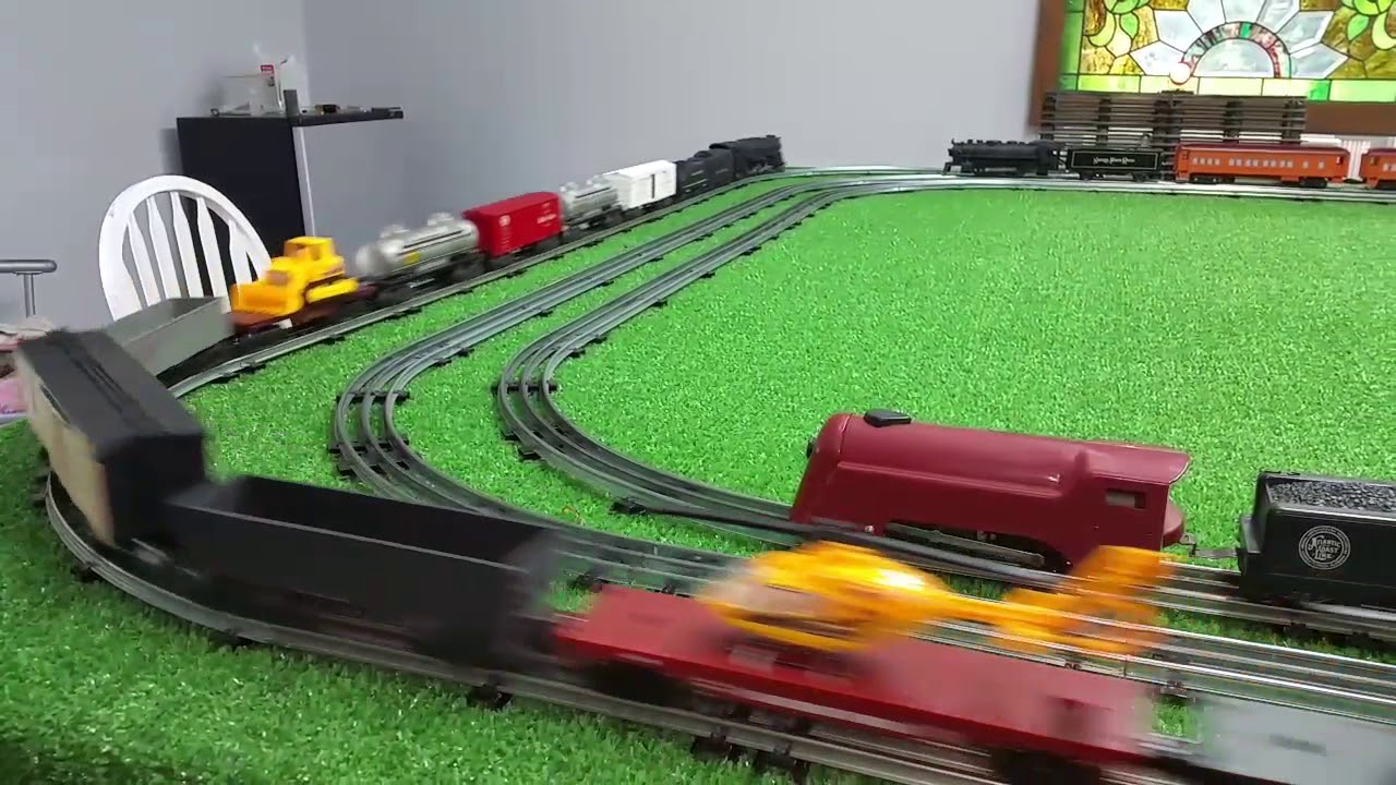 marx 333 with original cast tender / 22 lionel cars / 20 feet long / no ...