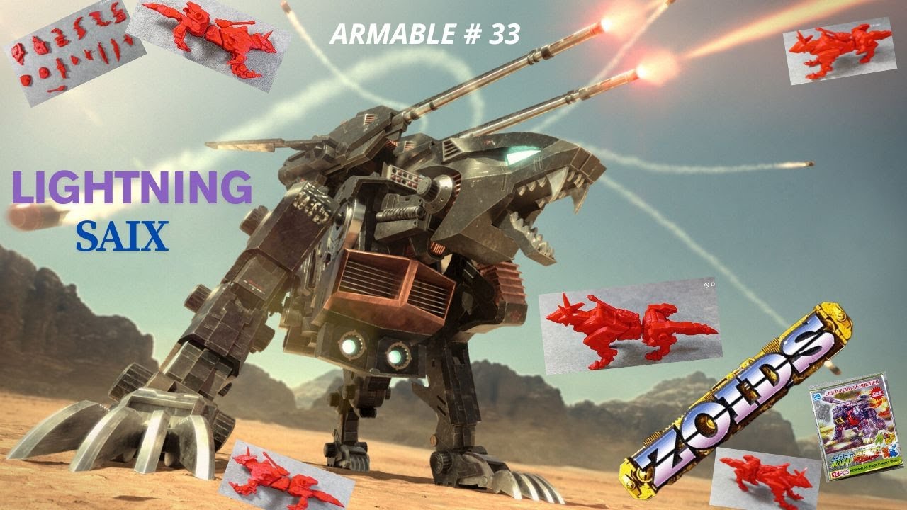 Armando al ZOID LIGHTNING SAIX | Armable N° 33 - YouTube