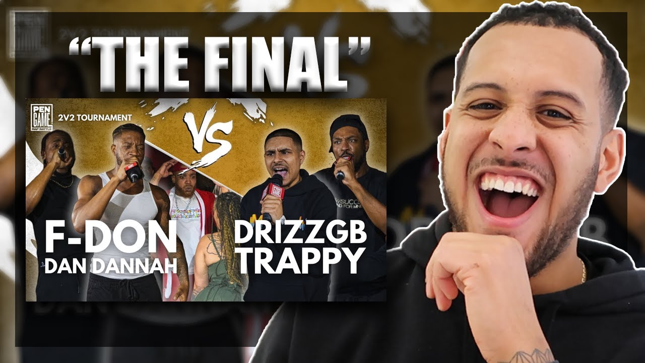DRIZZGB & TRAPPY vs F-DON & DAN DANNAH | REACTION TO THE PENGAME BATTLE ...