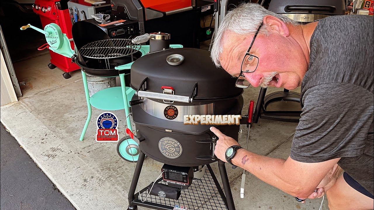 Spider Grills Huntsman 22” Smart Kamado-Kettle! / Experimental New ...