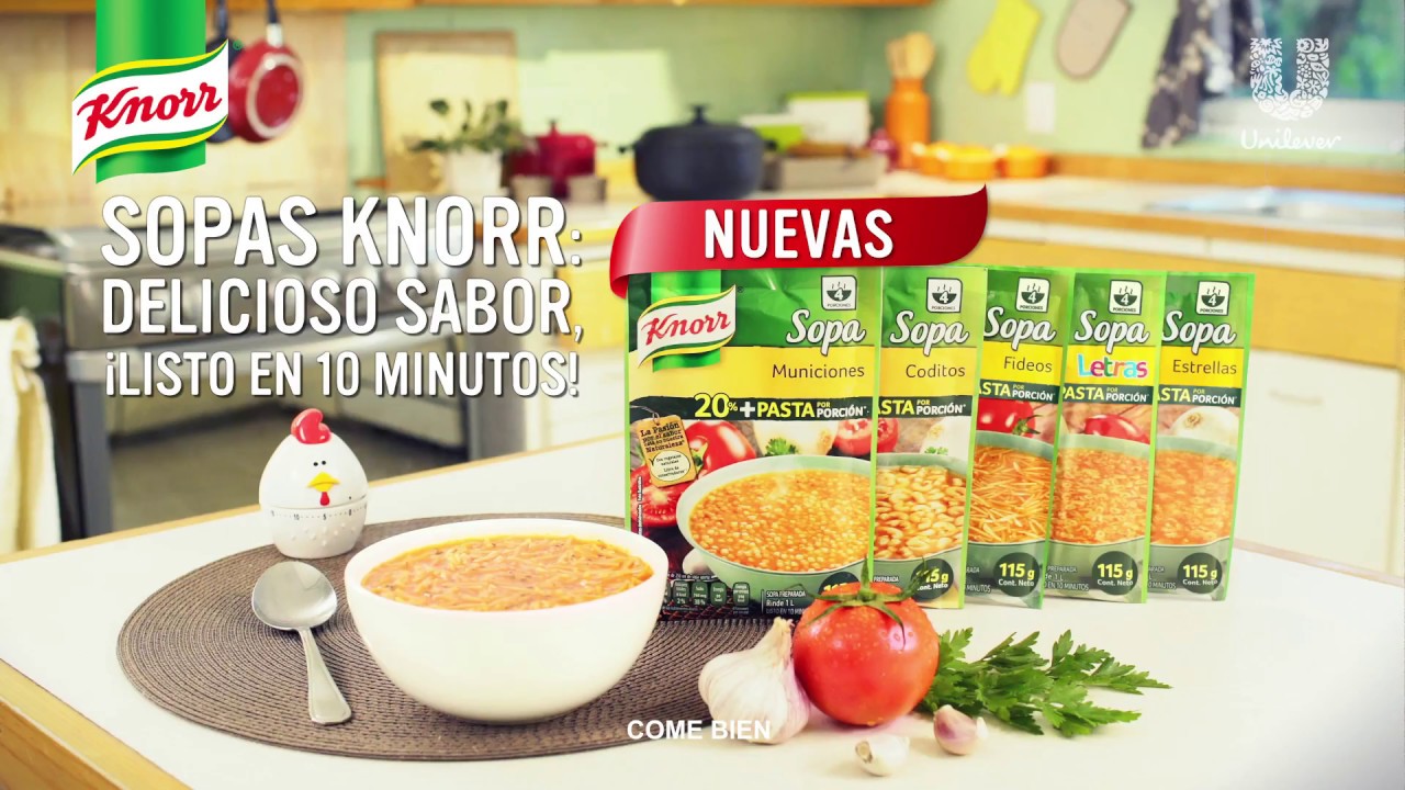 Knorr sopas-10 minutos ( estrellas) - YouTube