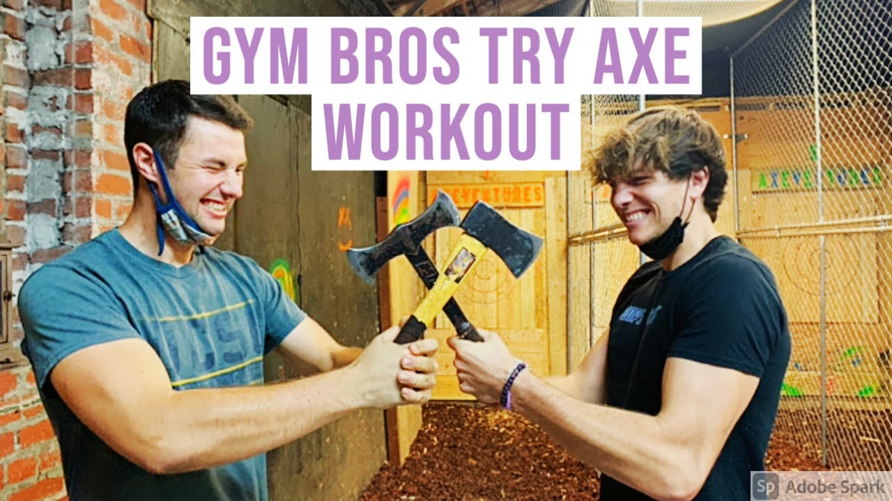 GYM BROS TRY AXE WORKOUT - YouTube