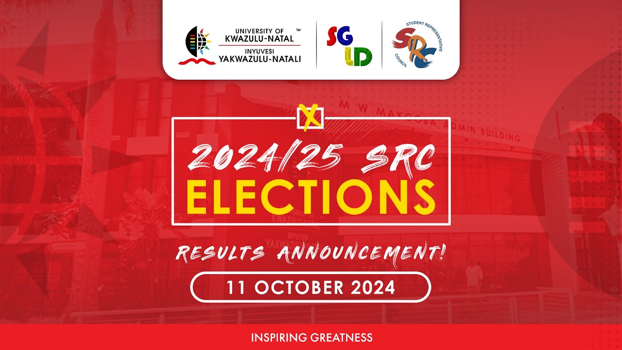 UKZN SRC 2024/25 Election Results Announcement! - YouTube