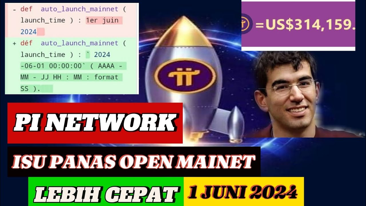 Pi Network Terbaru Hari Ini || Lebih Cepat Open Mainet 1 juni 2024 ...