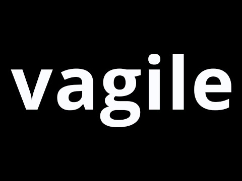 Video Word Of The Day - Vagile - YouTube