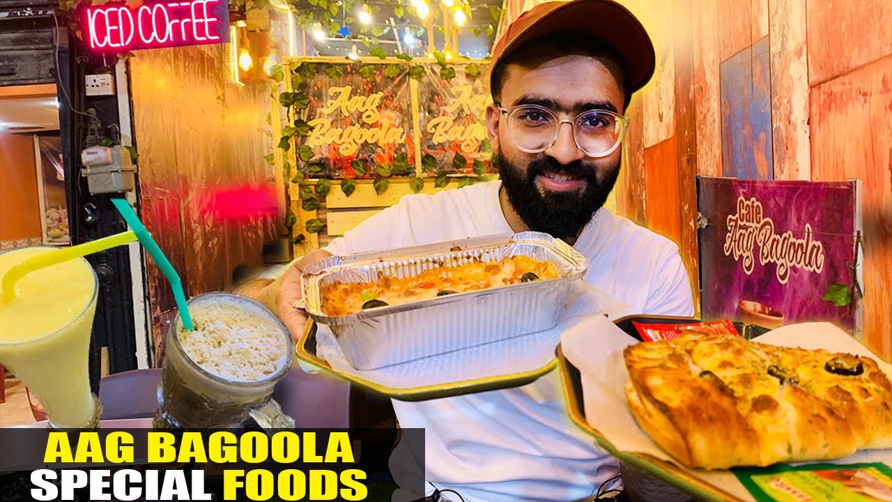 Unique Style OF Foods in AAG BAGOOLA CAFE ,Chicken Lasagna | Ice Coffee ...
