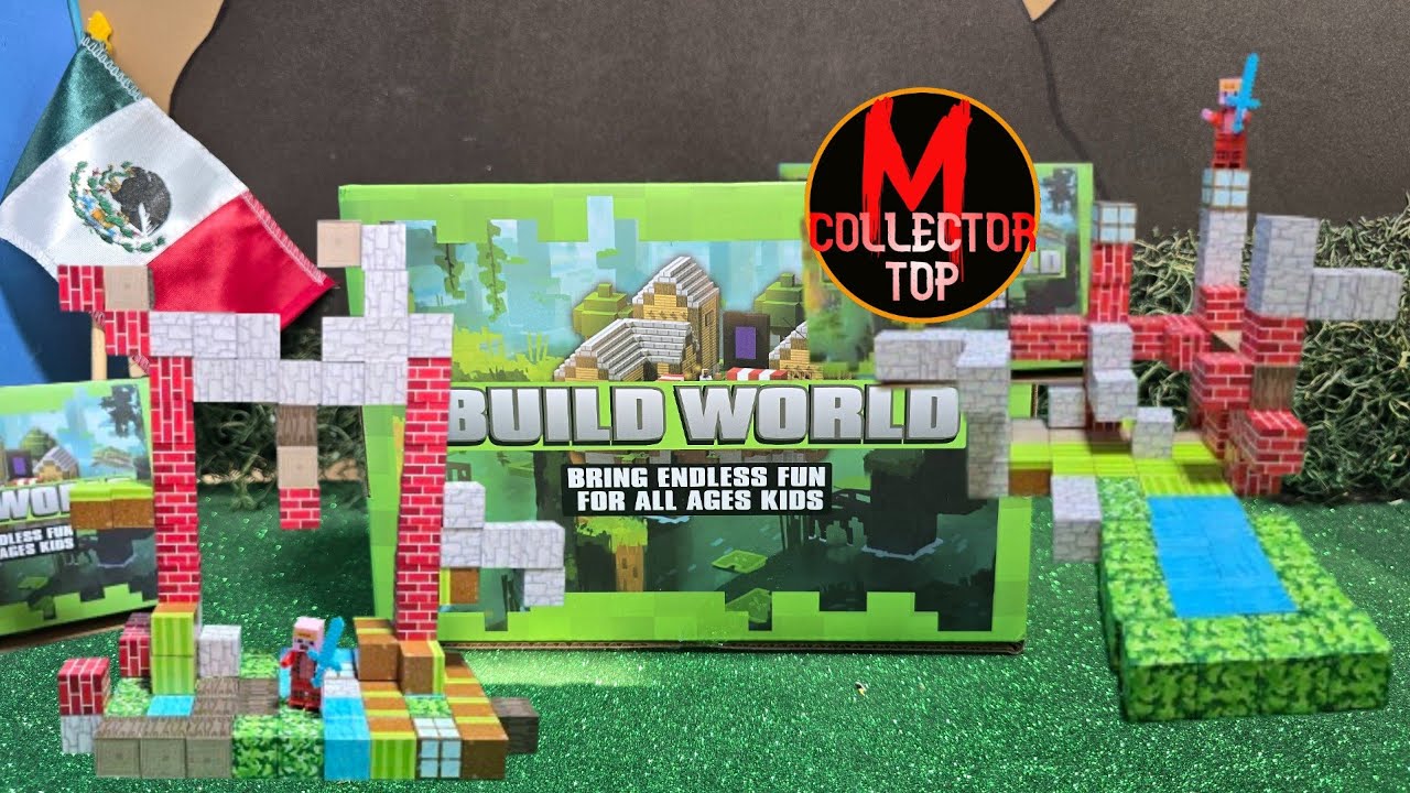 Asombroso lo que se Crea con Bloques Magnéticos de Minecraft de 100 Piezas | Build World - YouTube