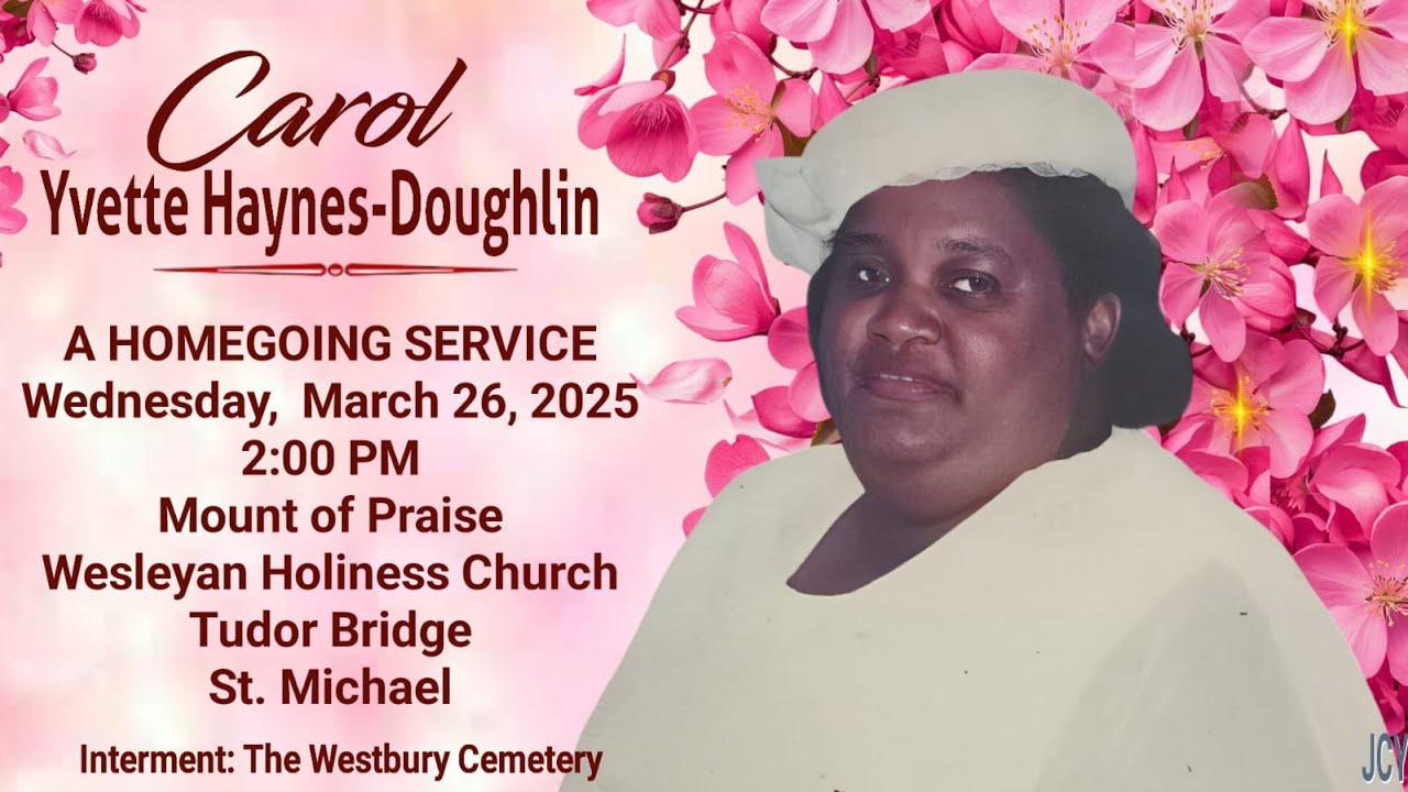 A Service of Thanksgiving for the Life of Carol Haynes-Doughlin - YouTube