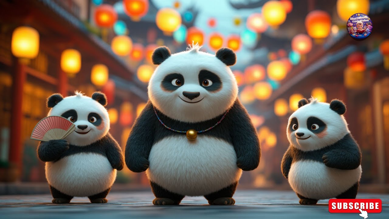 Boss Panda Song | Cute 3D Panda Dance | BAMBOO PANDA | Cartoon Nursery ...