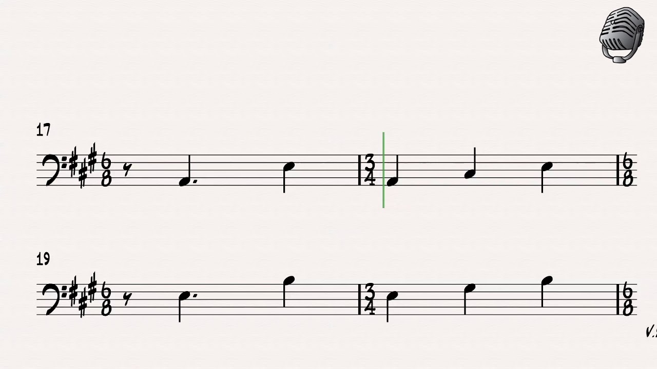 Intermediate Mariachi Warm-Up in Styles in A #3 : Son Jalisciense ...