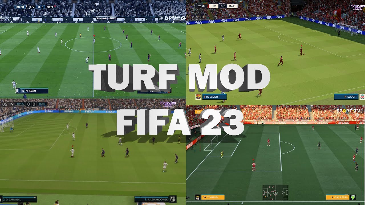 FIFA 23 | TURF MOD dành cho FIFA 23 cải thiện sân cỏ làm đẹp mắt hơn ...