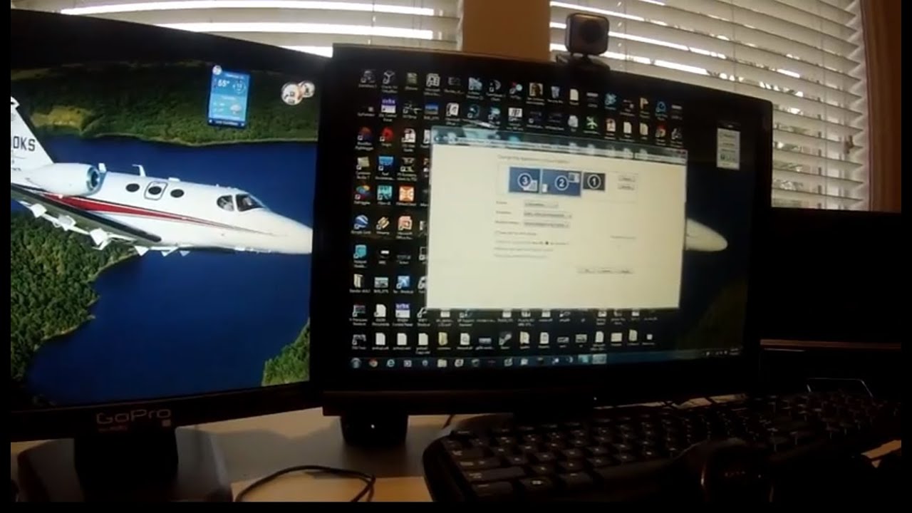 How To Do Dual Monitors On Flight Simulator X #2 - YouTube