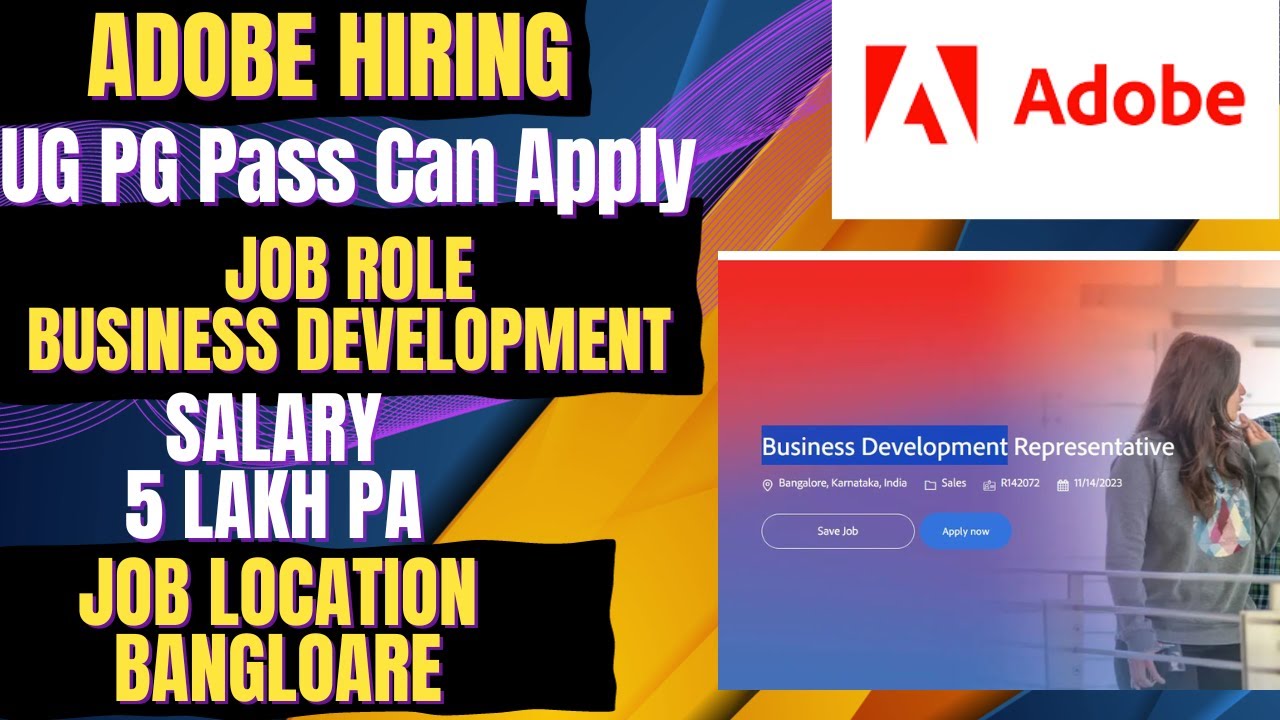 Adobe Hiring:Work From Home Jobs 2023:Off Campus Drive For 2023 Batch ...