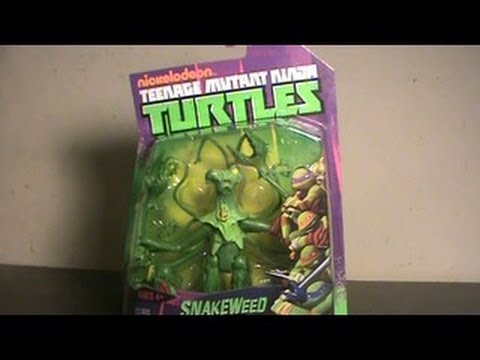 TMNT Snakeweed figure review - YouTube