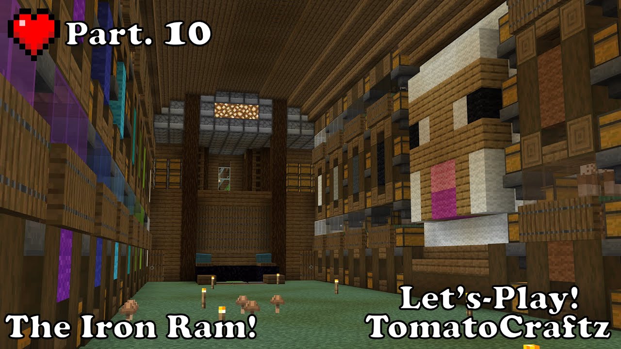 Survival Minecraft Pt.10 (The Iron Ram) - YouTube