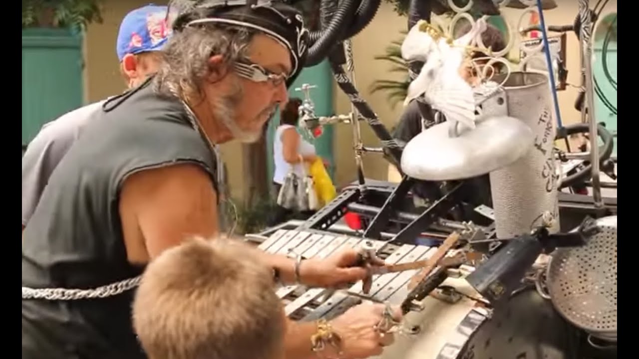 Mobile Percussionist Clyde Casey & Washboard Player Brad JAM with Jazz ...