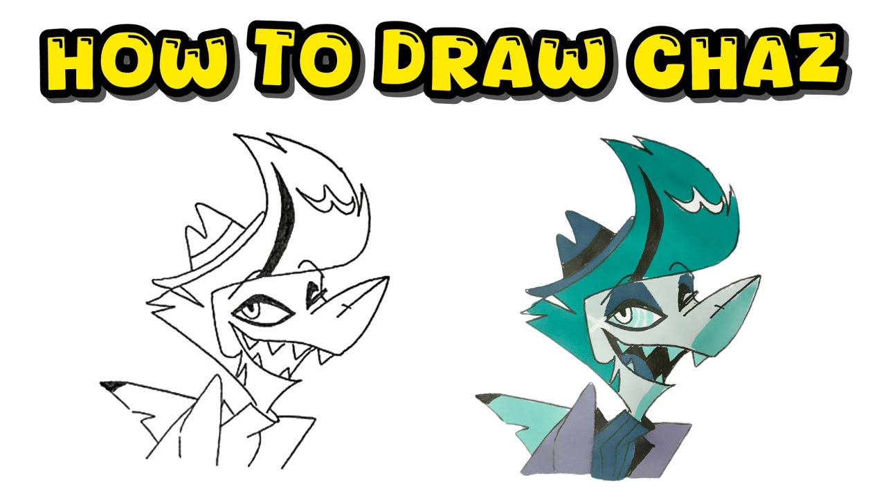How to Draw Chazwick Thurman from Helluva Boss (Hazbin Hotel) – Guided ...