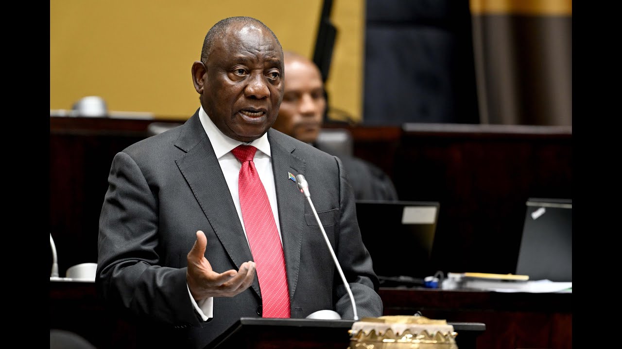 President Cyril Ramaphosa attends the signing of the Cooperation ...