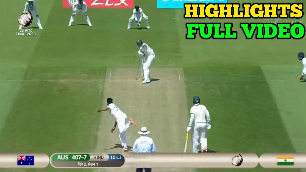 highlights of today's cricket match, test match highlights today, Ind ...