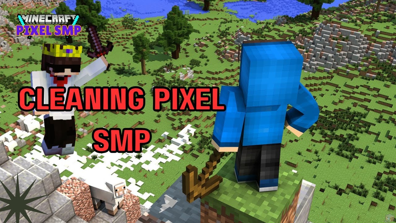 Minecraft live Pixel Smp Day # 11 cleaning Pixel Smp - YouTube