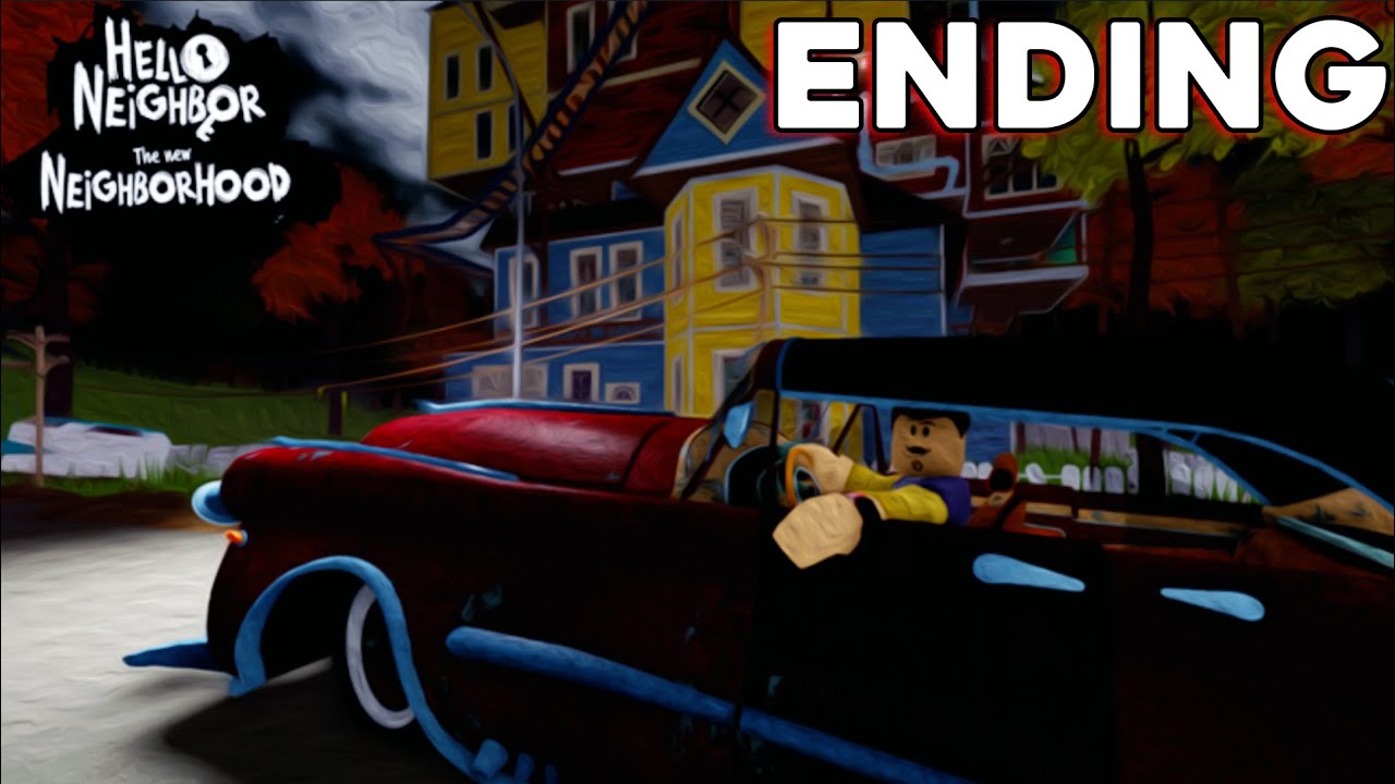 HELLO NEIGHBOR ROBLOX THE NEW NEIGHBORHOOD ACT 4 (ENDING) - YouTube