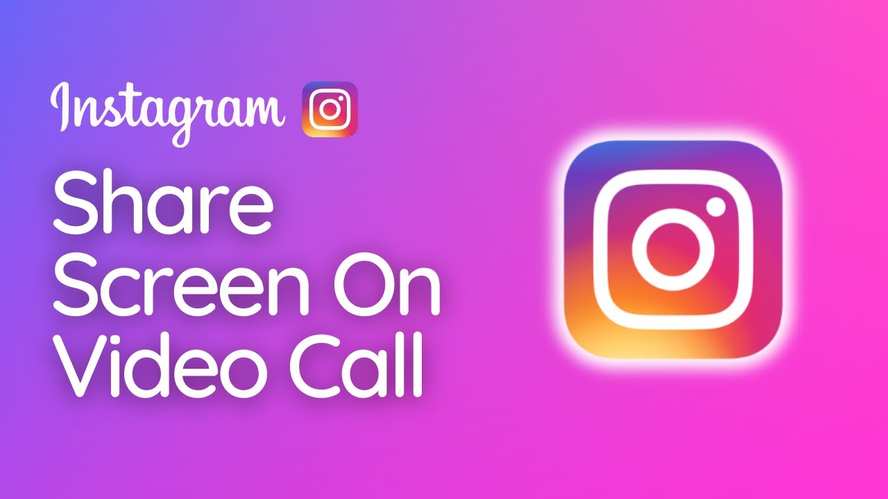 How To Share Screen On Instagram Video Call - YouTube