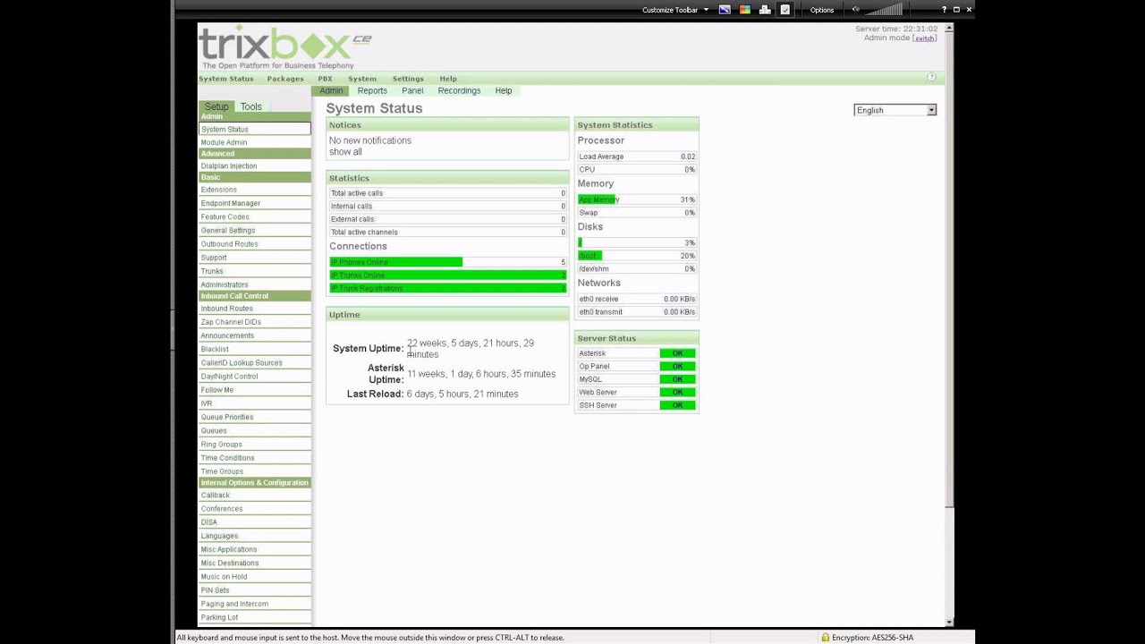 Trixbox Configuration and Overview Section 1 - YouTube